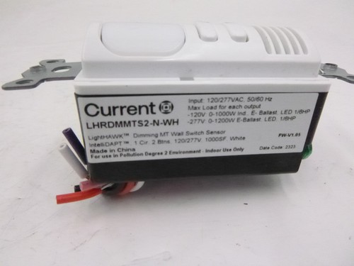 Current LHRDMMTS2-N-WH Hubbell LightHawk Dimming 2-Button Wall Switch ...