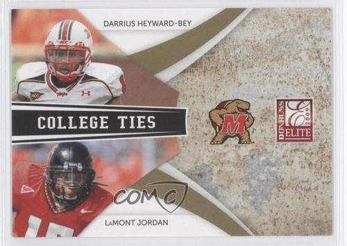 2009 Donruss Elite - College Ties Combos LaMont Jordan, Darrius Heyward ...