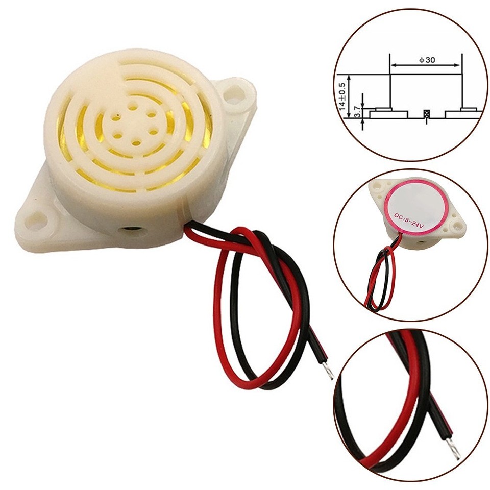 95DB Alarm High-decibel DC 3-24V 12V Electronic Buzzer Beep Alarm ...