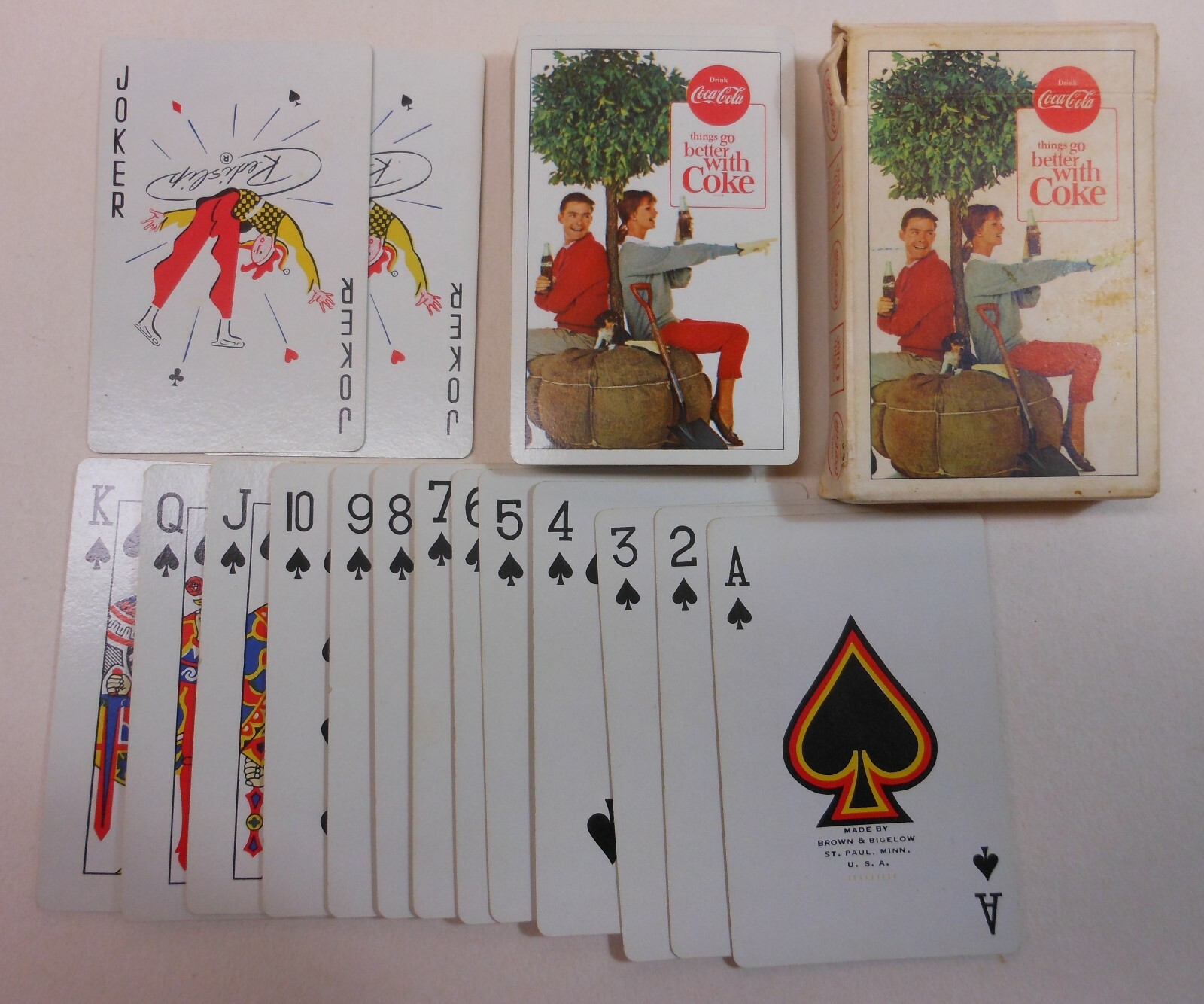 Vintage Coca Cola 1963 "Things go Better" Deck of Playing Cards | eBay