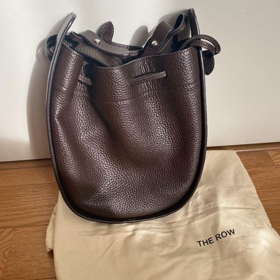 The Row Women's Shoulder Drawstring Bag Dark Brown From Japan Rare Near ...