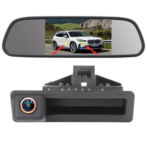 Backup Camera for BMW E91 E92 E93 E70 E60 E61 E39 3 5 X5 X6+4.3" Mirror ...