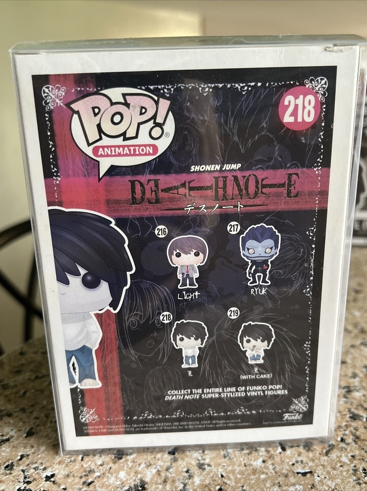 L DEATH NOTE FUNKO POP AUTOGRAPHED BY ALESSANDRO JULIANI 218 AUTHENTIC ...