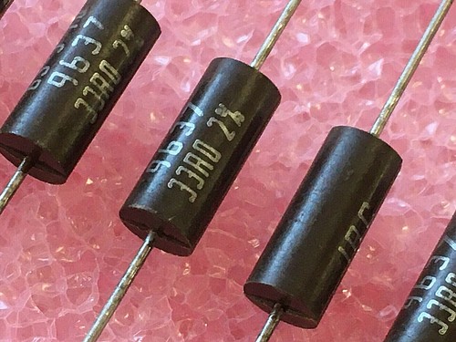 25pc 33 ohm 3w 2% IRC Thick Film Semi-Precision Metal Glaze™ Power ...