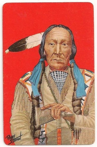 1956 Pack-O-Ten Native American Indian Trading Card #15 Magpie Cheyenne ...