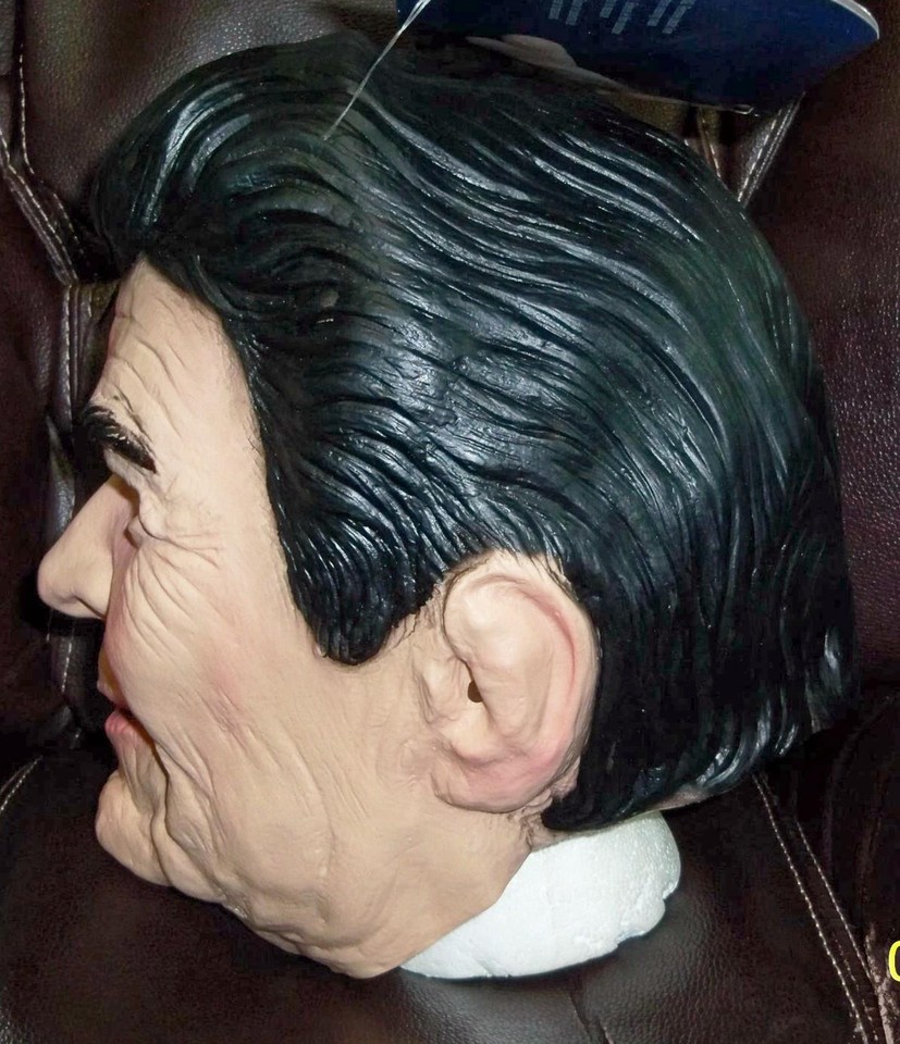 PRESIDENT RONALD REAGAN MASK REPUBLICAN POLITICAL HALLOWEEN COSTUME ...