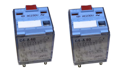 2PCS RELECO C4-A40 AC230V 230VAC Electromagnetic Relay 14Pins New | eBay