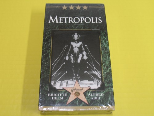 SEALED: Metropolis 1926 Science Fiction Fritz Lang (VHS 1999) Rare Cult ...
