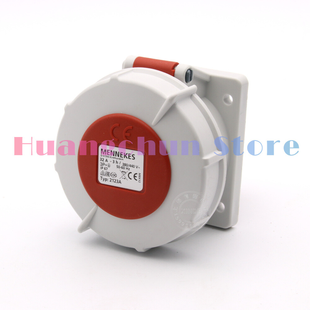 Marine reefer container socket 4-pin 32A TYP2123A 3H | eBay