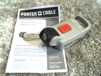NEW PORTER CABLE PCC701 20v 20 Volt LED Flashlight Worklight | eBay