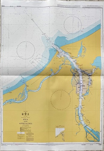 Admiralty 2239 RIGA AND APPROACHES BALTIC SEA LATVIA Genius Nautical ...