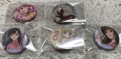 Chobits Can Badge Set of 5 Collectible Pins Used | eBay