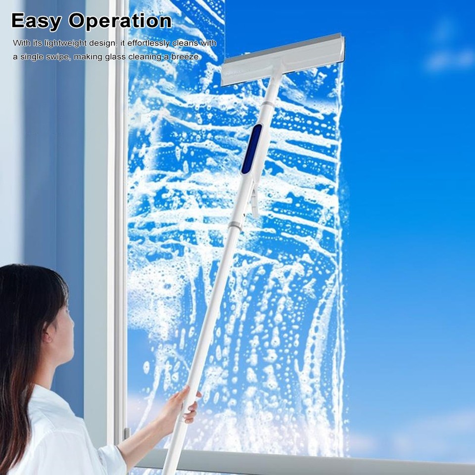 Window Cleaner 2 In 1 Extendable Window Squeegee With Spray Double ...