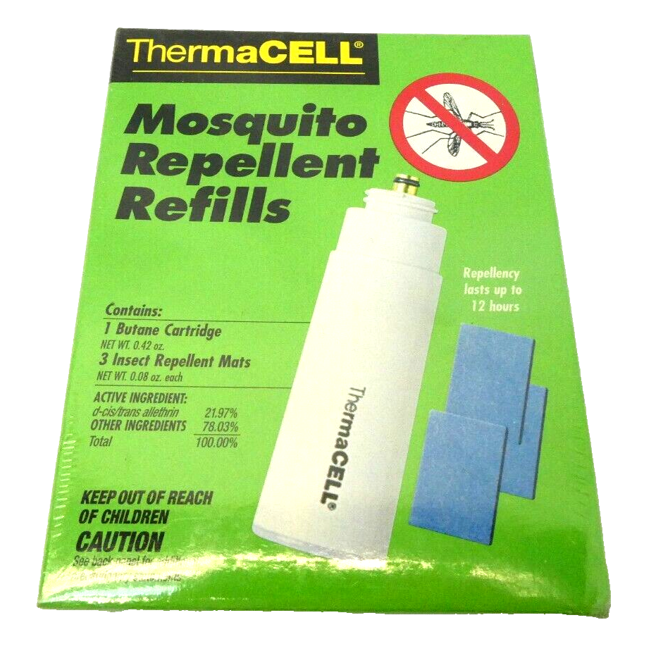 New Thermacell Mosquito Repellent Refills 1 Butane Cartridge 3 ...