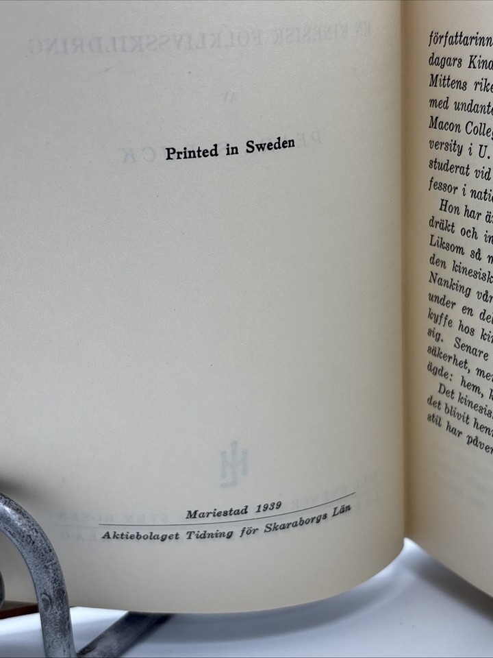 DEN GODA JORDEN – The Good Earth, Buck. Swedish Edition 1939 (C) | eBay UK