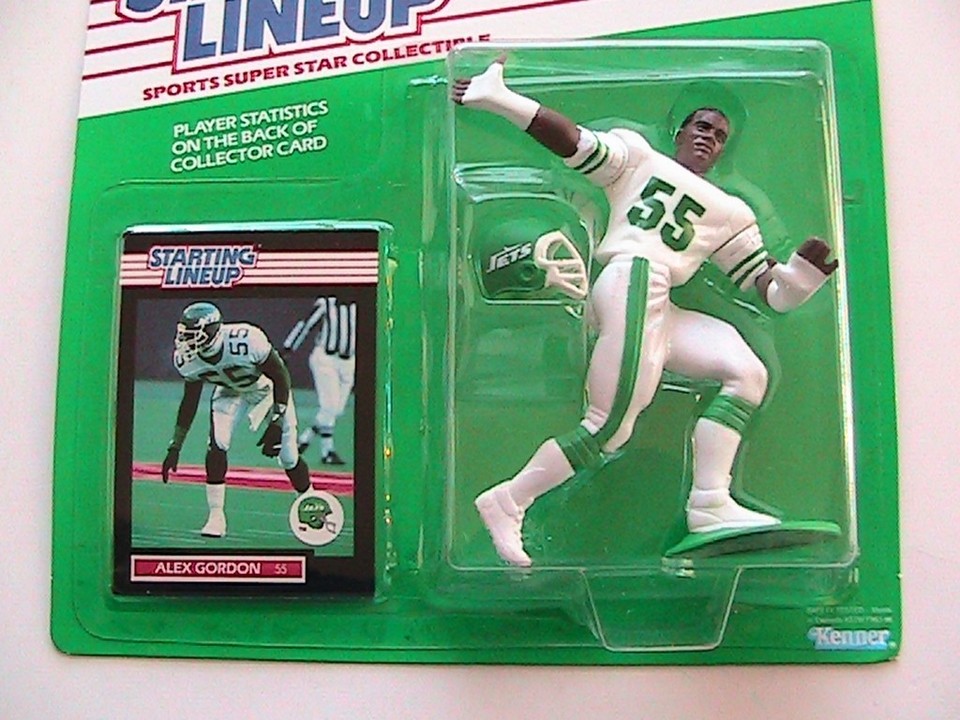 1989 ROOKIE STARTING LINEUP - SLU - NFL - ALEX GORDON - NEW YORK JETS ...