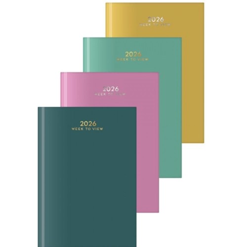 A5 2026 Colour Block Diary - Week A Page Dates Journal Dates Organiser ...