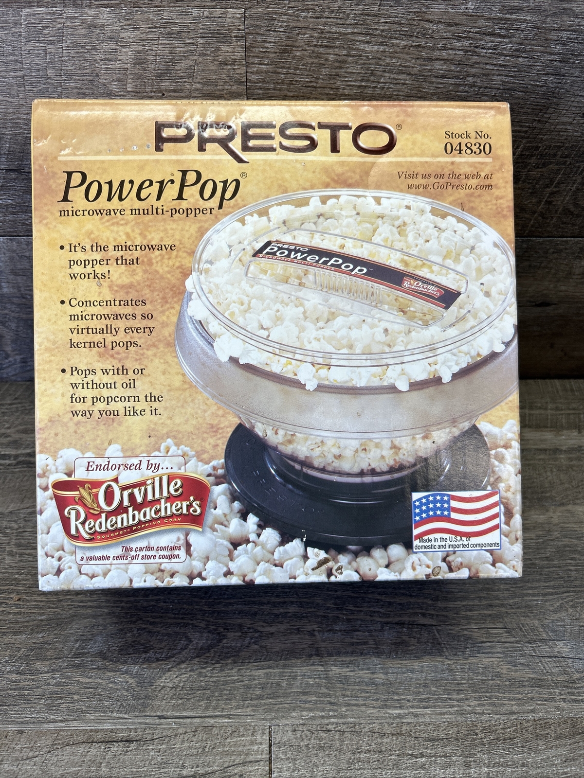 BRAND NEW Power Pop Microwave Popcorn Multi-Popper 04830 RARE HTF ...