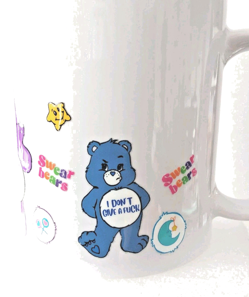 Swear Bear Mug - Rude Words Mug - Funny Adult Mug Gift | eBay UK