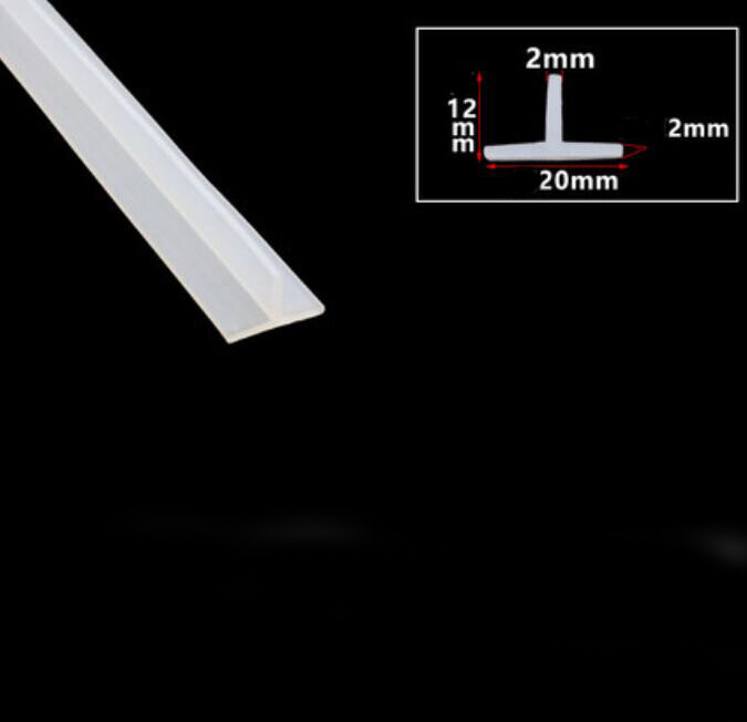 T Shape Silicone Rubber Sealing Strip Weatherstrip Gap Filler Filling ...