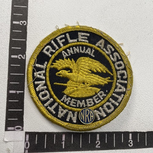 Vtg National Rifle Association NRA Patch + Pin Attached To It 19RI | eBay