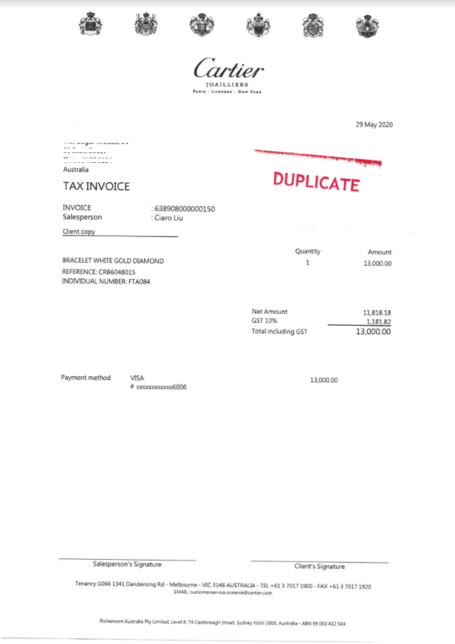 Cartier Love Bangle White Gold 10 Diamonds Small Model Sz 15 w Receipt ...