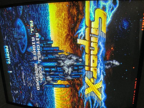 Dooyong 1994 Mitchell Super X Arcade JAMMA PCB Video Game Board Shmup ...