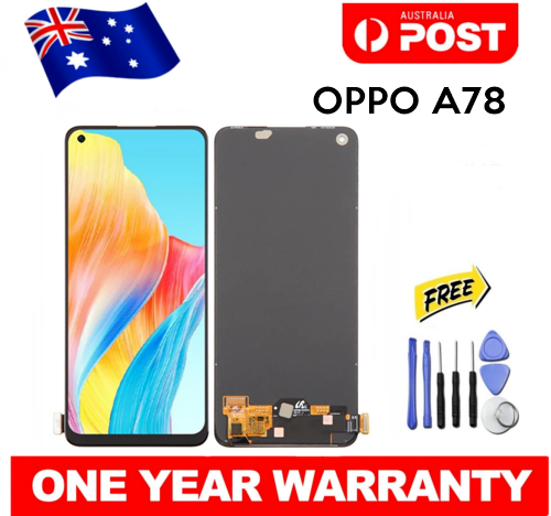 For OPPO A78 4G CPH2565 AMOLED LCD Display Touch Screen Digitizer ...