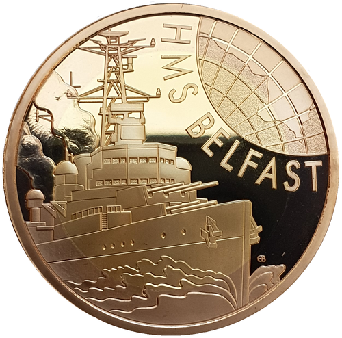 2025 King Charles III 'HMS Belfast' £2 Gold Proof Coin - Boxed / COA | eBay