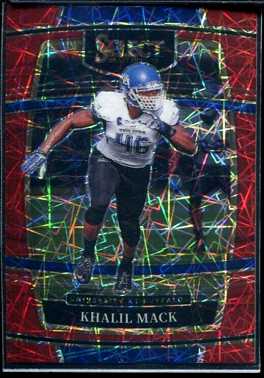 2022 Select Red Laser Prizm Khalil Mack #99 Los Angeles Chargers | eBay