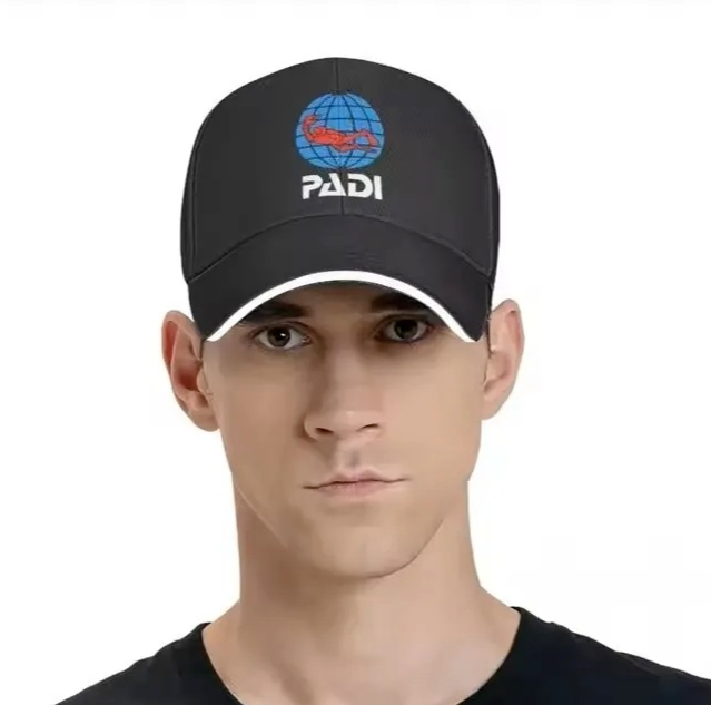 PADI Logo Hat Unisex, Men's, Women's Baseball Ball Cap Scuba Diving ...