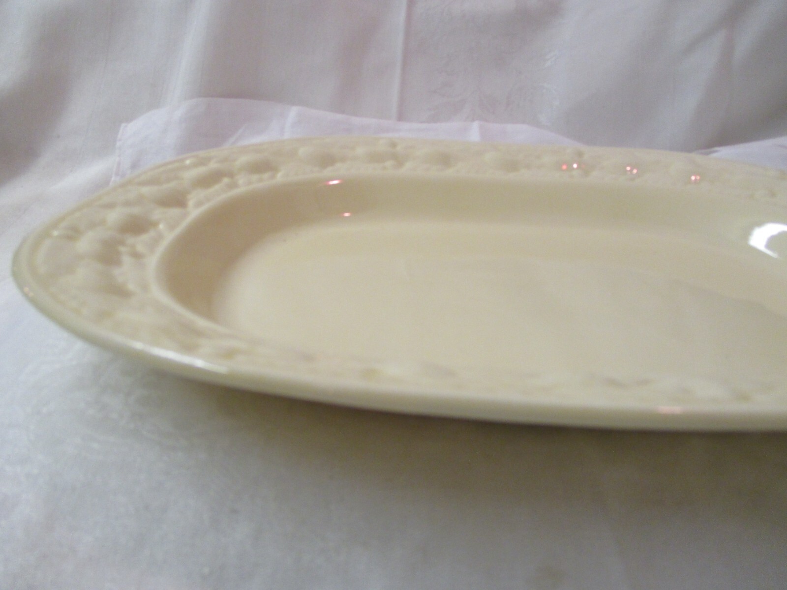Antique England Adams Royal Ivory Titian Ware oval Platter Della Robia ...