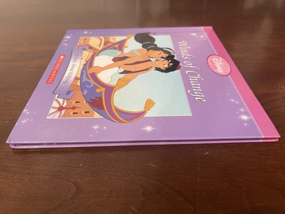 Disney Princess Jasmine Winds of Change Hardcover Book 7.75 x 7.75 ...