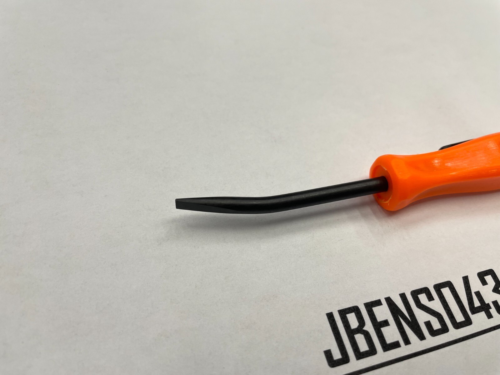 Snap-on Tools USA NEW ORANGE 5" Length Angle Tip Mini Pocket Prybar ...