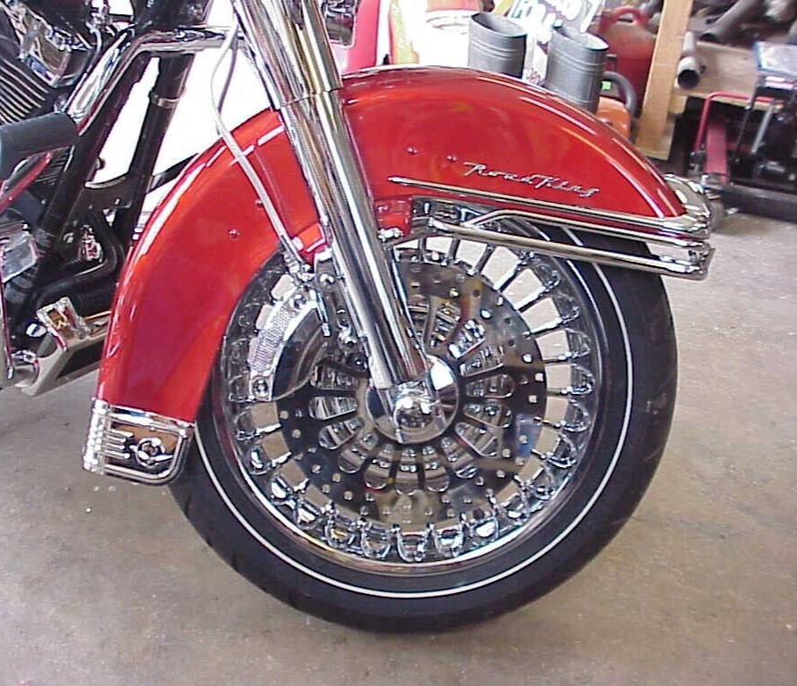 HARLEY ABS WHEEL SPACERS 2008 - 2013 TOURING MODELS * HIDES ROTOR BOLTS ...