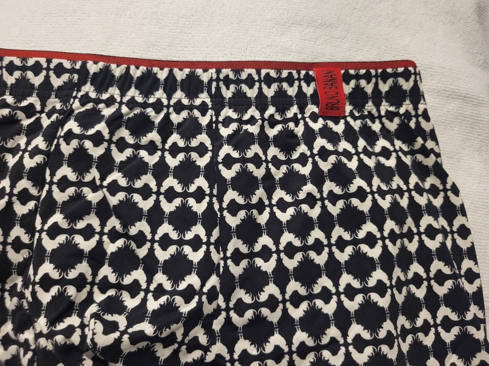 Bruno Banani 'Mirror' Boxer Short - Size Medium - Black / White Cock ...
