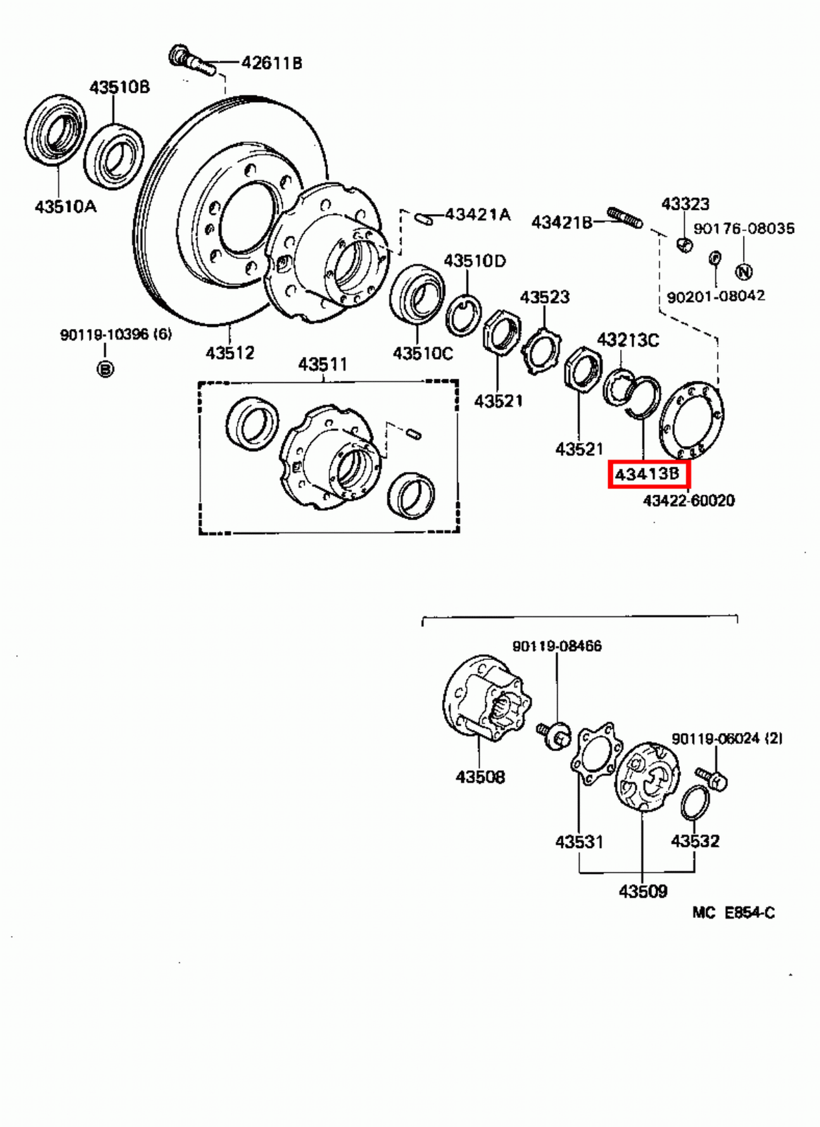 Genuine 4Runner RN110 RN106 RN101 LN66 LN61 Front Axle CV Shaft Outer ...