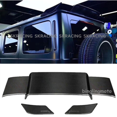 Real Carbon Rear Roof Spoiler Wing Kits For Mercedes Benz W463 G550 G63 ...