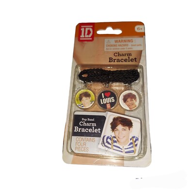 New 1D One Direction Louis Pop Band Charm Bracelet , 3 Charms US3 | eBay