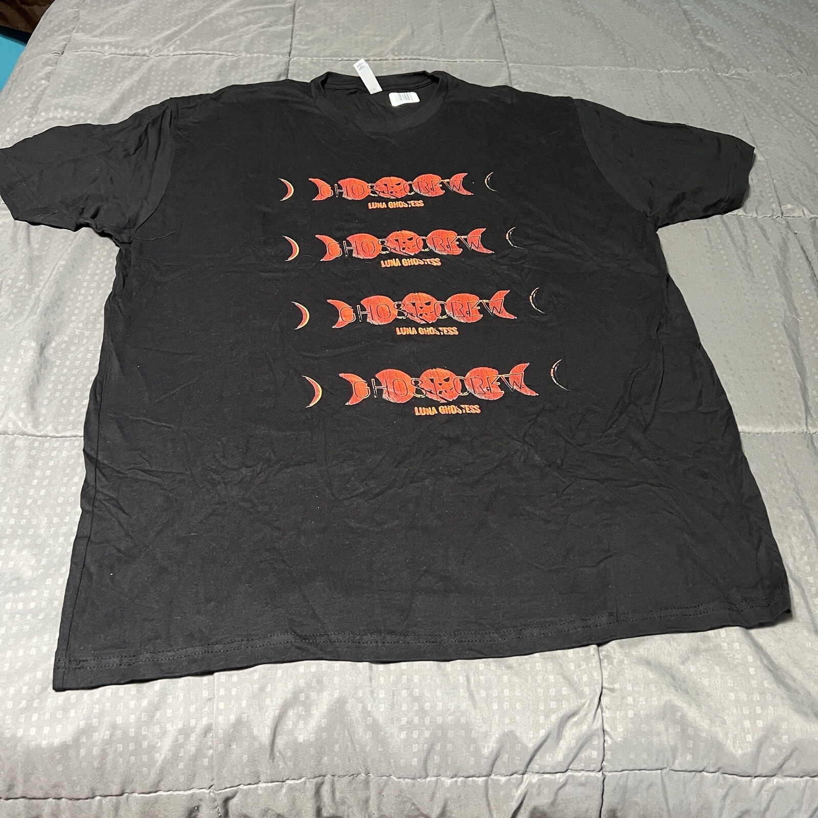 Luna Ghostess Streamer Moon Phases Shirt Tshirt Black… - Gem