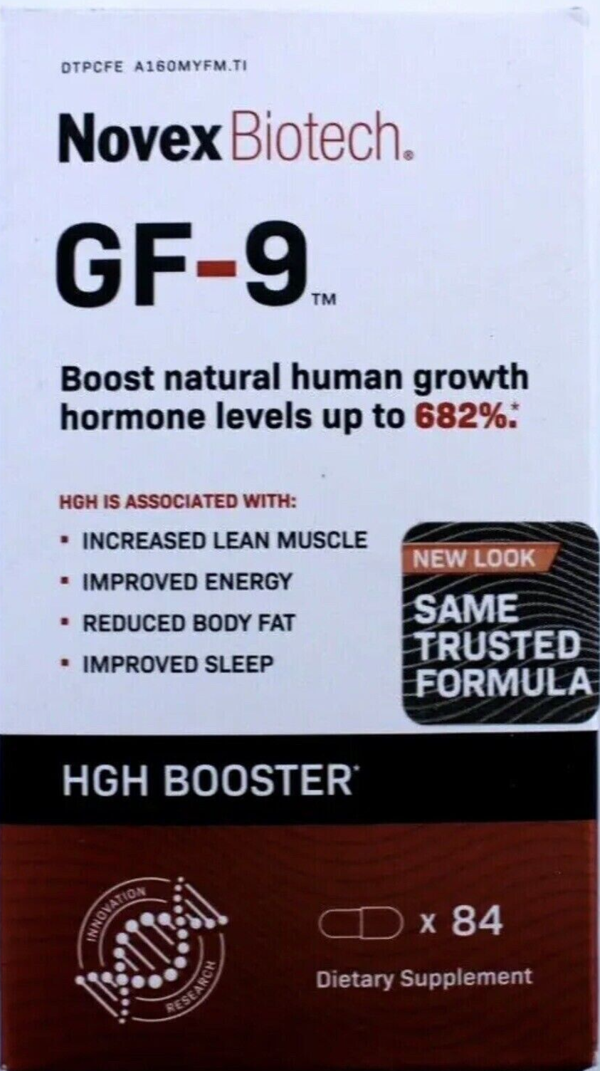 Novex Biotech GF-9 GH Boosting Supplement 84 Count - EXP 3/2026 | eBay