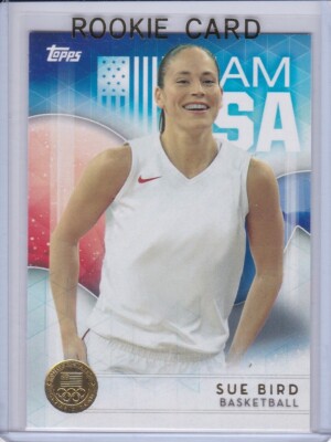 SUE BIRD ROOKIE CARD Topps TEAM USA Basketball RARE GOLD VERSION $$ RC ...