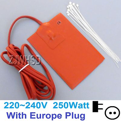 Engine Oil Pan Sump Tank Heater 220~240V 250W Protection Engine Reduce ...