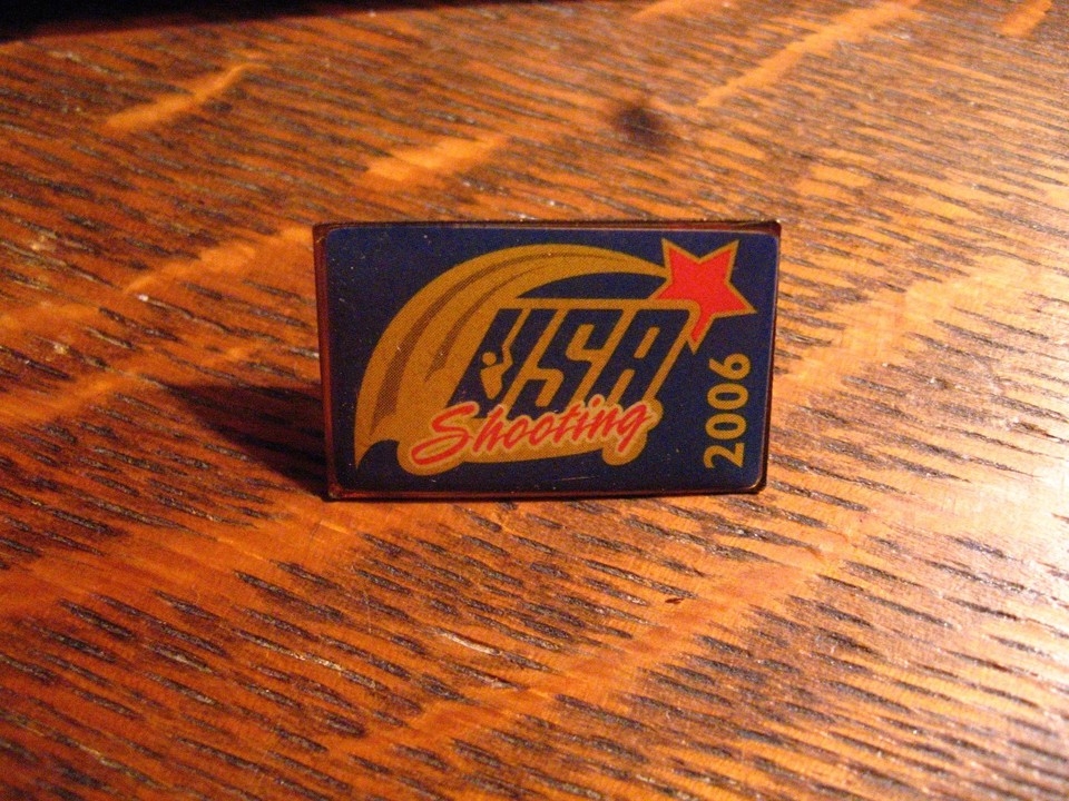 USA Shooting Lapel Pin - Vintage 2006 Olympic Athlete Team Shooter Gun ...