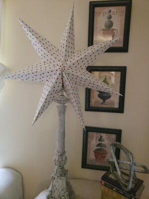 Ikea STRALA Star pendant lamp shade star red 28 " 005.630.47 - NEW | eBay