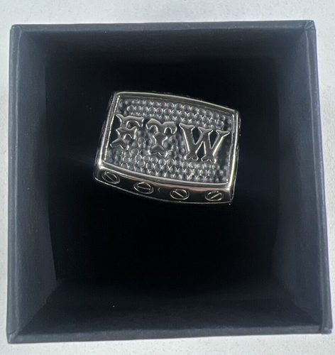 Mens Biker Outlaw Motorcycle FTW Ring Stainless Steel Middle Finger Up ...