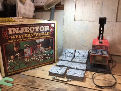 Vintage Mattel Injector Model 4350 Cowboys, Indians, Horses - AS IS | eBay