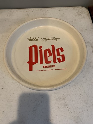 Vintage Piels Beer Light Lager Plastic Serving Tray ~ 1967 Piel Bros ...
