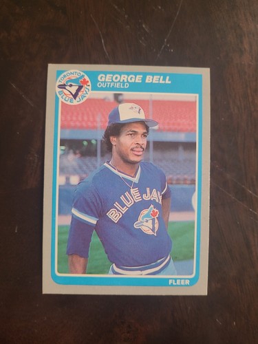 1985 Fleer George Bell #100 Toronto Blue Jays | eBay