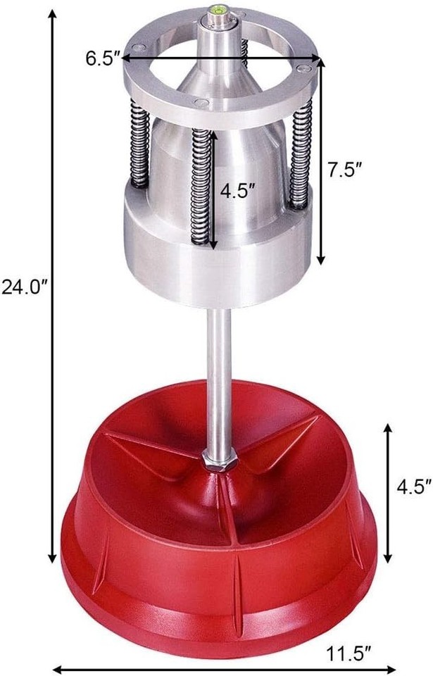 Portable Bubble Wheel Balancer with Bubble Level Static Balancing ...